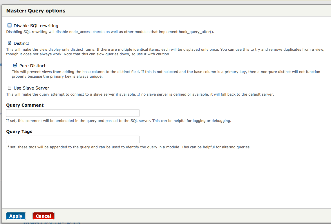 Duplicate Rows Are In The Views Result Set Was Distinct Doesnt Work